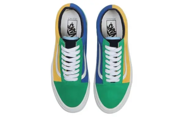 VANS Og Old Skool Lx "off The Wall - Yellow/green/blue