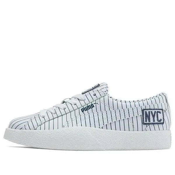 PUMA Love Nyc Striped Sneakers - White/blue
