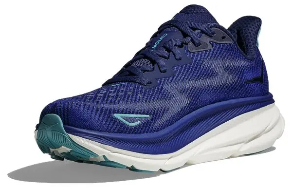 Hoka One One Clifton 9 Athletic Sneakers - Bellwether Blue/evening Sky