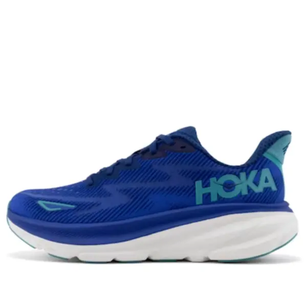 Hoka One One Clifton 9 Athletic Sneakers - Bellwether Blue/evening Sky