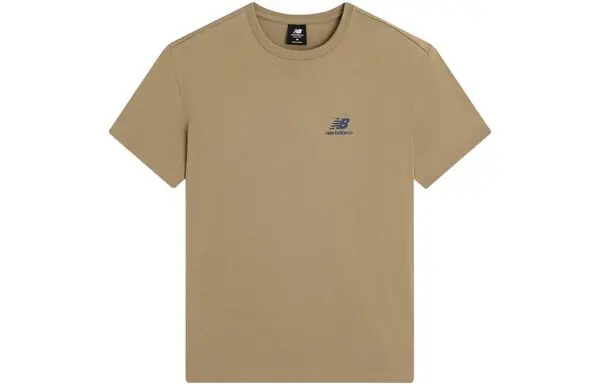 NEW BALANCE Boston T-shirt Asia Sizing 'tan Blue - Tan/blue