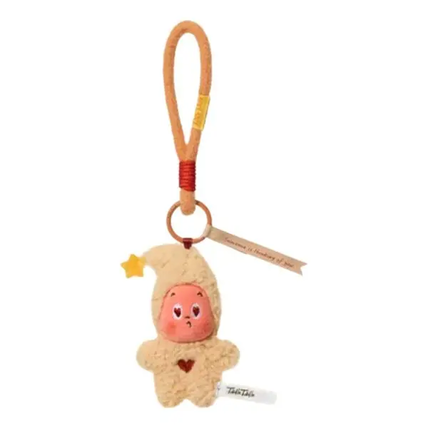POP MART Twinkle Twinkle Savor The Moment Series Coconut Crisp Plush Keychain - Multi-color