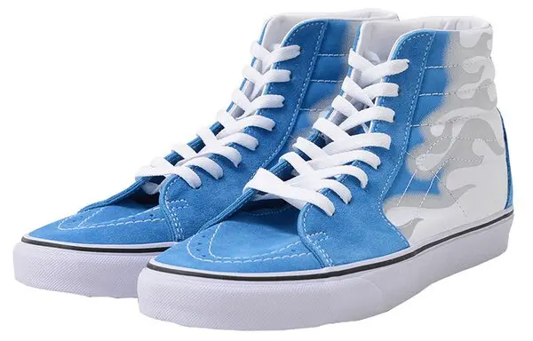 VANS Sk8-hi High-top Sneakers With Flame Detailing