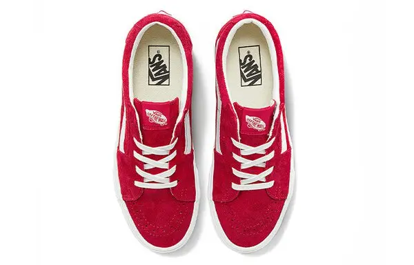 VANS Sk8-low Sneakers - Red/white