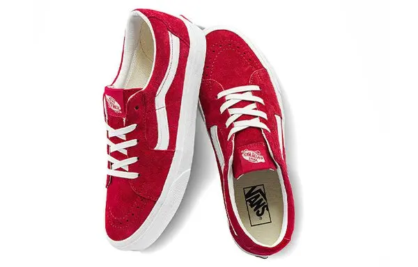 VANS Sk8-low Sneakers - Red/white