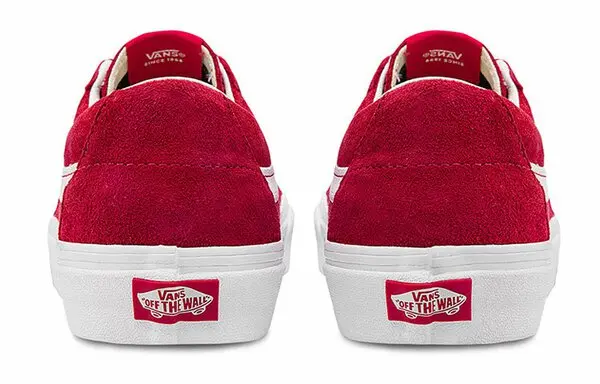 VANS Sk8-low Sneakers - Red/white