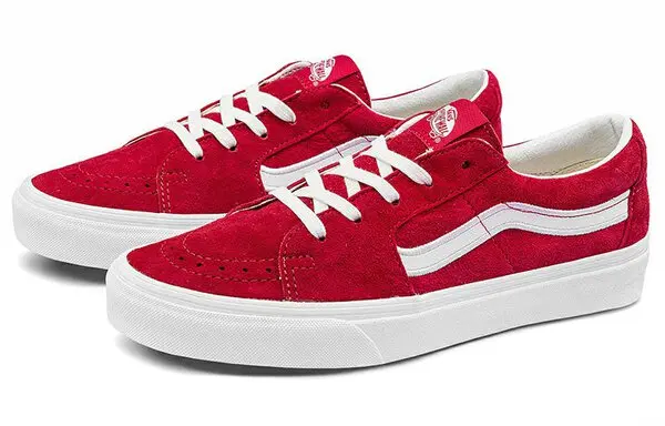 VANS Sk8-low Sneakers - Red/white