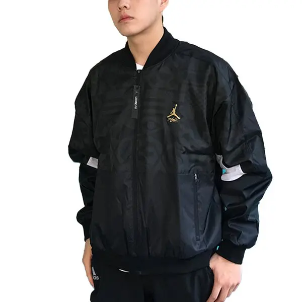 JORDAN Stand Collar Zip Up Jacket