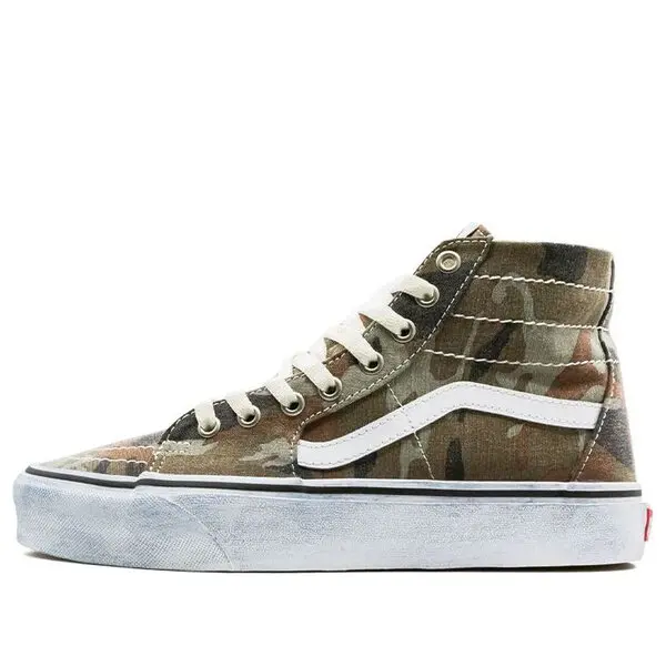 VANS Sk8-hi Tapered Washed Camo High Top Sneakers - Camouflage