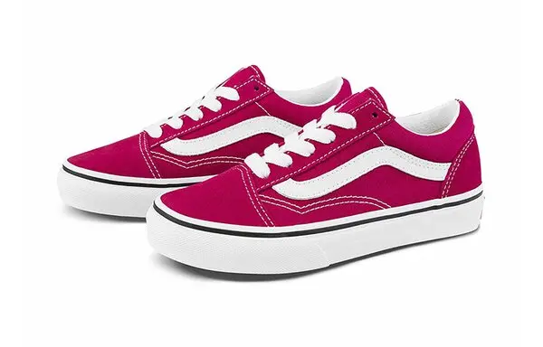 VANS Old Skool Lace-up Sneakers - Red