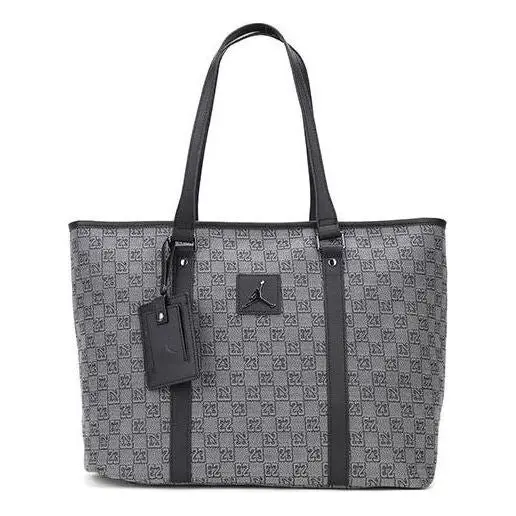 JORDAN Monogram Tote Bag - Grey