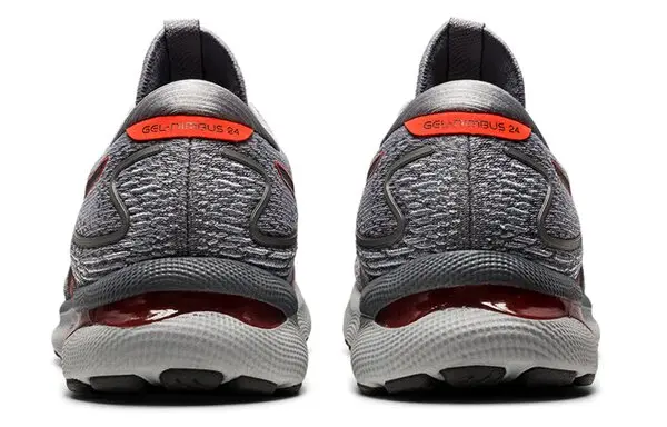 Asics Gel-nimbus 24 Performance Footwear - Grey/red