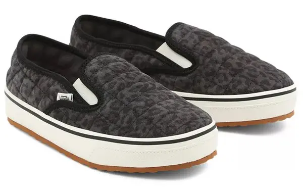 VANS Cheetah Quilted Slip-on Sneakers