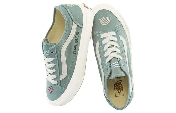 VANS Eco Theory Old Skool Tapered Sneakers - Gray/white