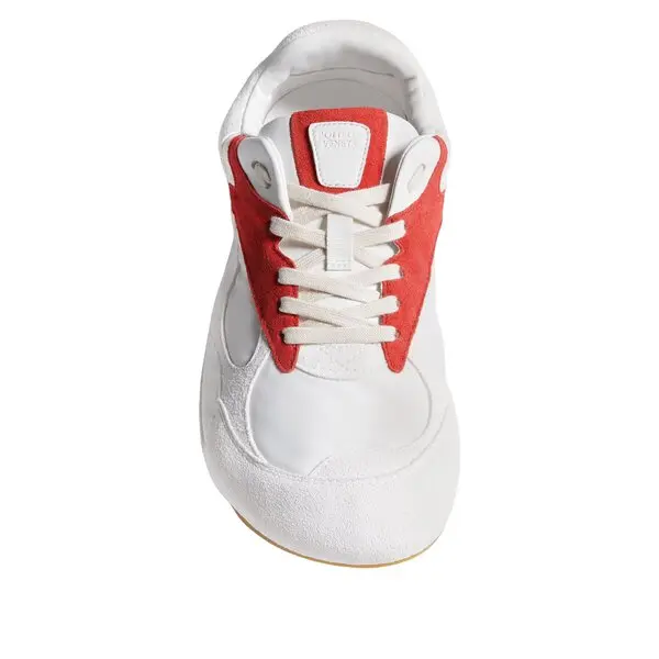 Bottega Veneta Orbit Flash Sneaker - Optic White/cardinal
