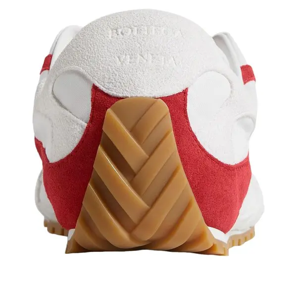 Bottega Veneta Orbit Flash Sneaker - Optic White/cardinal