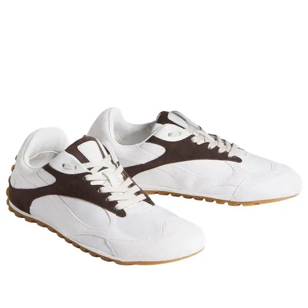 Bottega Veneta Orbit Flash Sneakers - Optic White/espresso