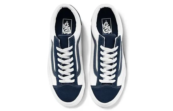VANS Style 36 Classic Sport Low Top Sneakers - White/blue