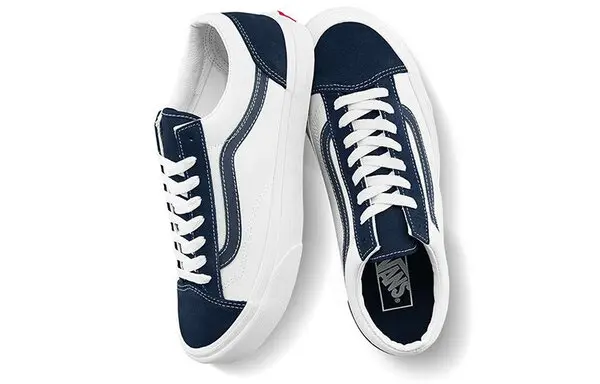 VANS Style 36 Classic Sport Low Top Sneakers - White/blue