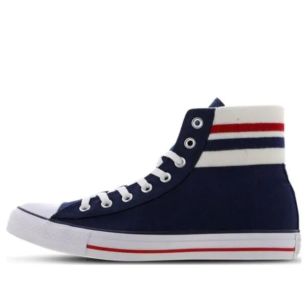 CONVERSE Chuck Taylor High Top "70s Meet 80s" Sneakers - Navy/white/red