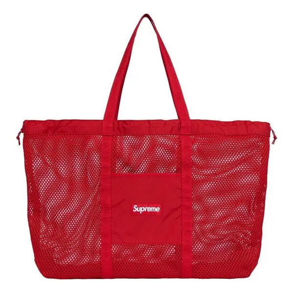 Supreme Mesh Tote Bag - Red