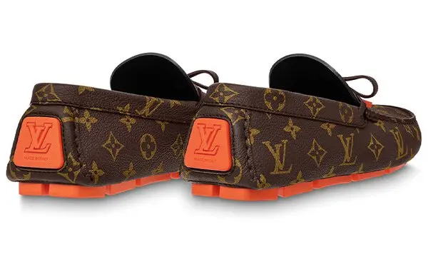 LOUIS VUITTON Monogram Driver Moccasins