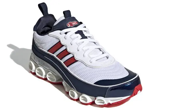 Adidas Microbounce T1 Sneakers - White/blue/red