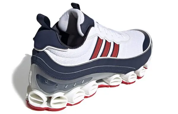 Adidas Microbounce T1 Sneakers - White/blue/red