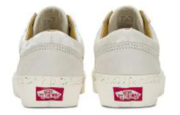 VANS Style 36 Leather Pop Sneakers - White/yellow