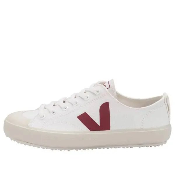 VEJA Nova Canvas Sneakers - White/marsala