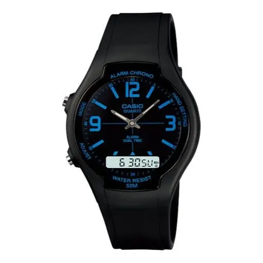 Casio Quartz Analog/digital Combo Watch - Black