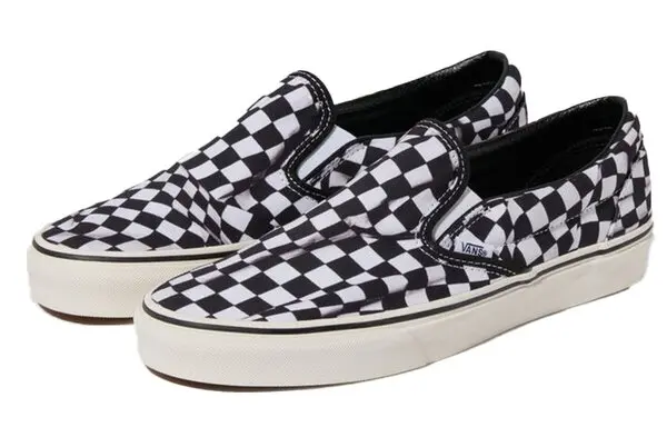 VANS Classic Slip-on "otw Dahahm Checkerboard" Sneakers - Black/white