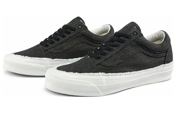 VANS Og Old Skool Lx 'raw Edge' Sneakers - Black