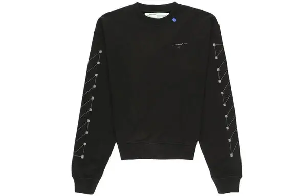 Off-White Cotton Crewneck Pullover