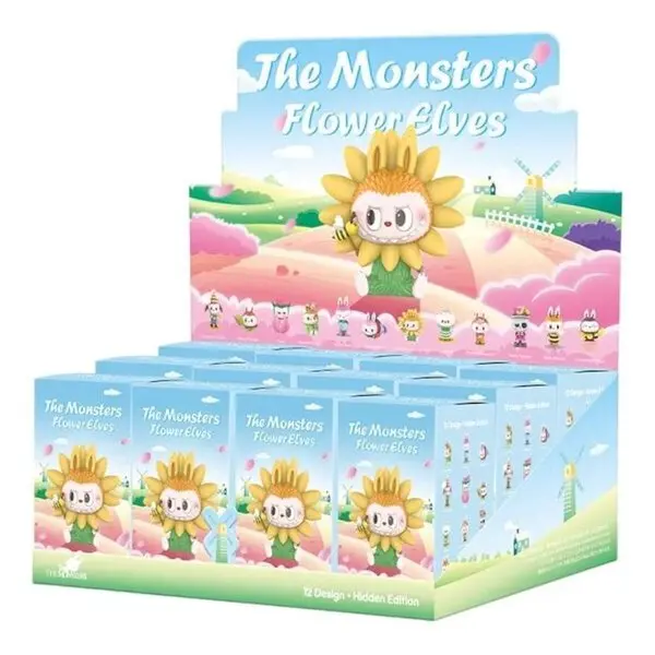 POP MART The Monsters Labubu Flower Elves Sealed Case - Multi-color