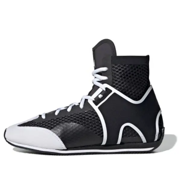 Adidas Stella Mccartney X Boxing High-top Sneakers - Black
