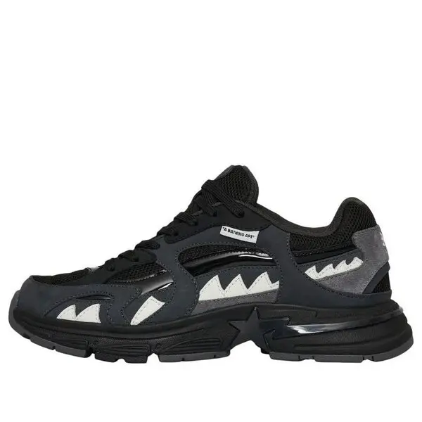 A BATHING APE Shark Sta M2 Sneakers - Black