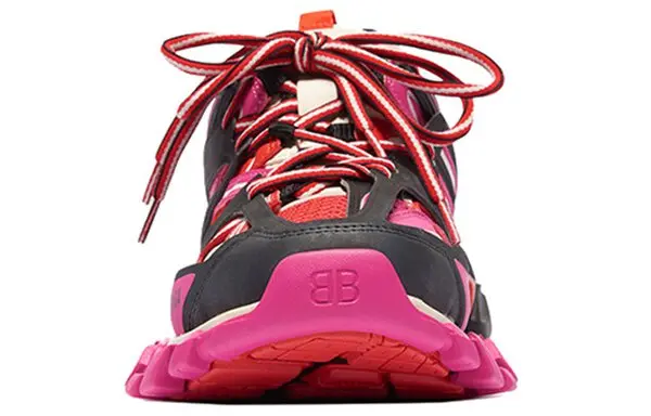 Balenciaga Track Trainer - Black/pink/red