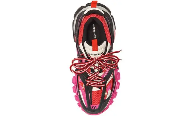 Balenciaga Track Trainer - Black/pink/red