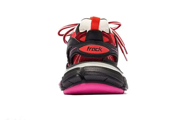 Balenciaga Track Trainer - Black/pink/red