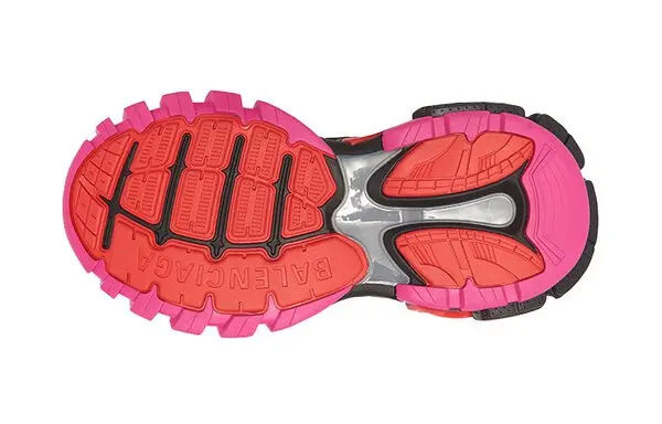 Balenciaga Track Trainer - Black/pink/red