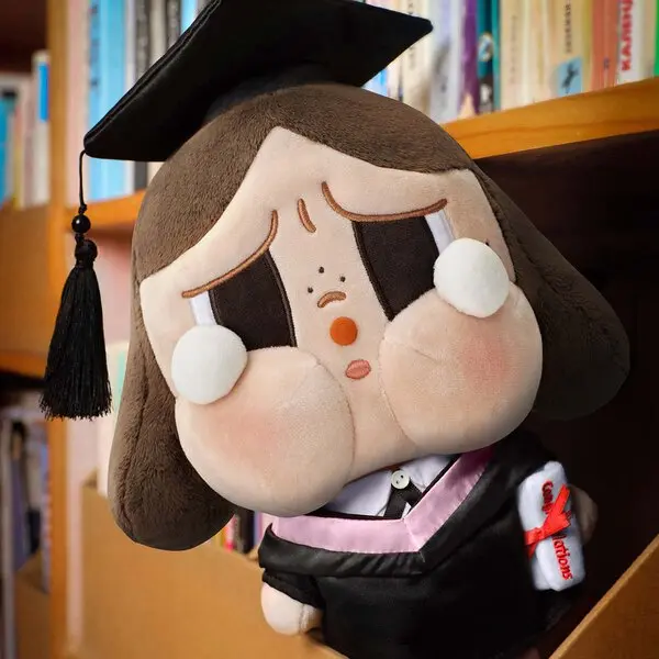 POP MART Crybaby Graduation Plush Doll