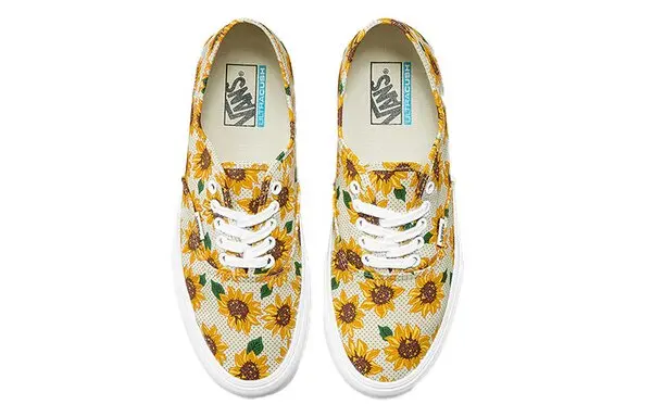 VANS Authentic Sunflower Low Top Sneakers - Yellow