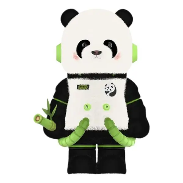 POP MART Mega Space Molly Panda 400% Collectible Figure - Multi-color