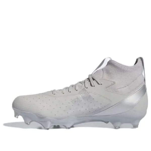 Adidas Adizero Impact Silver Metallic Cleats - Grey