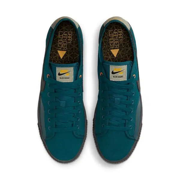 Nike Blazer Court Sb 'midnight Turquoise - Green/black