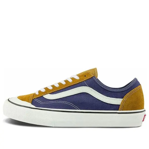 VANS Style 36 Splicing Contrasting Colors Low Top Sneakers - Blue/yellow
