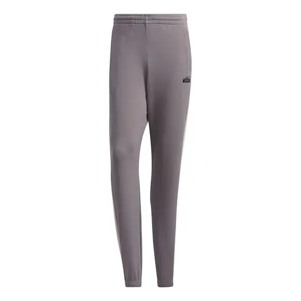 Adidas Originals Ryv Sweat Pant Casual Sports Colorblock Long Pants Gray Brown - Graybrownbrown