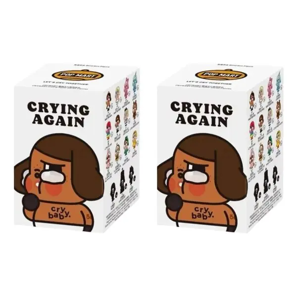POP MART Crybaby Crying Again Figures Sealed Case - Multi-color