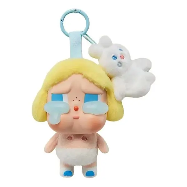 POP MART Crybaby Crying Again Baby Blonde Pendant Super Secret Edition - Yellow/beige/blue